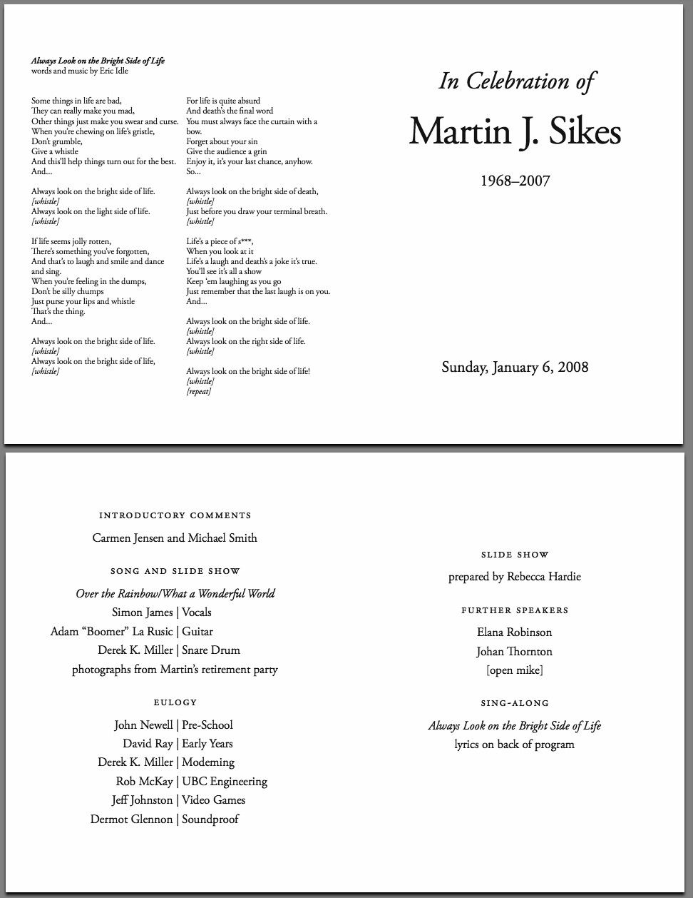 Retirement Dinner Program SamplesDownload Free Software Programs Online