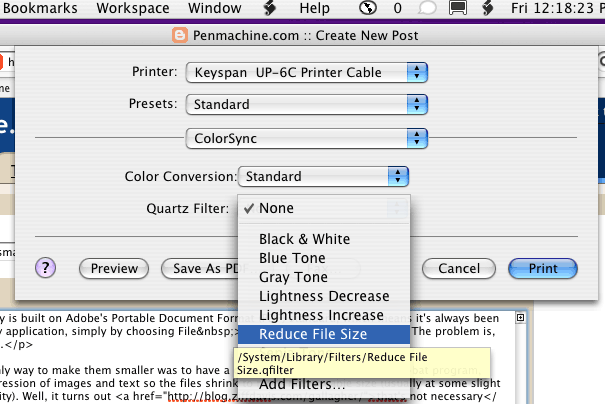 Penmachine How To Make PDF Files Smaller In Mac OS X Derek K 
